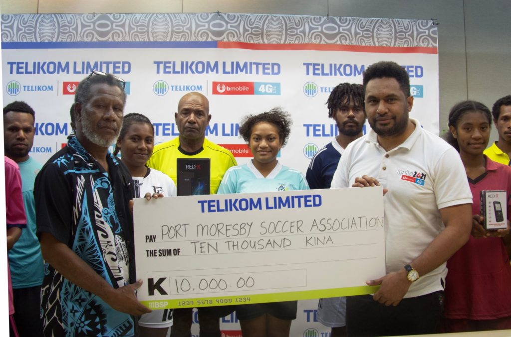Telikom Limited is proud to announce its sponsorship of the Port Moresby Soccer Association Inc.